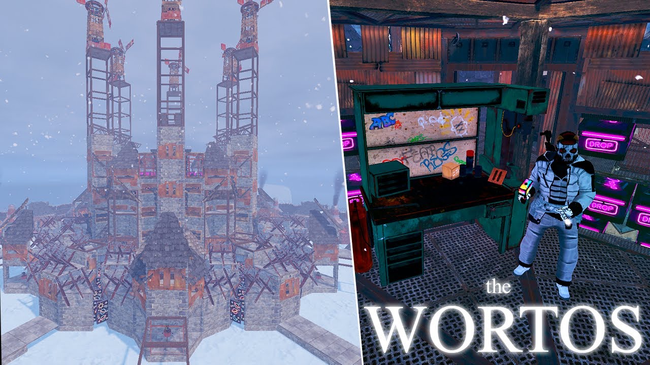 THE WORTOS - Medium Rust Clan Base | Open Core & Funel wall | Base ...