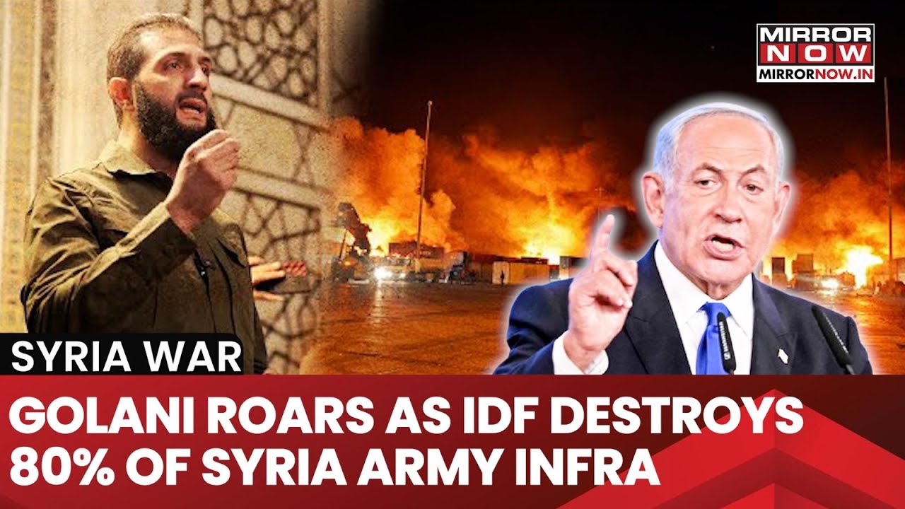 Syria War | IDF Claims Destruction of 80% of Assad Regime’s Military ...