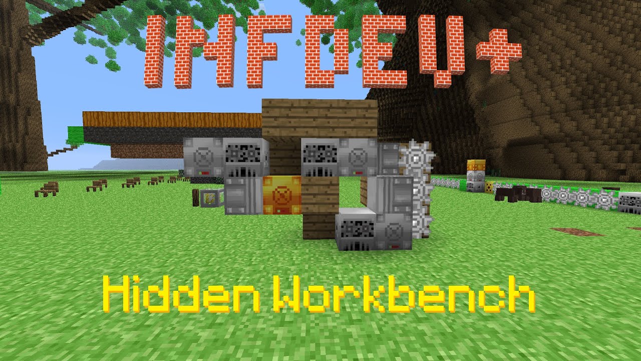 Infdev+ Hidden Workbench contraption, with tutorial - YouTube