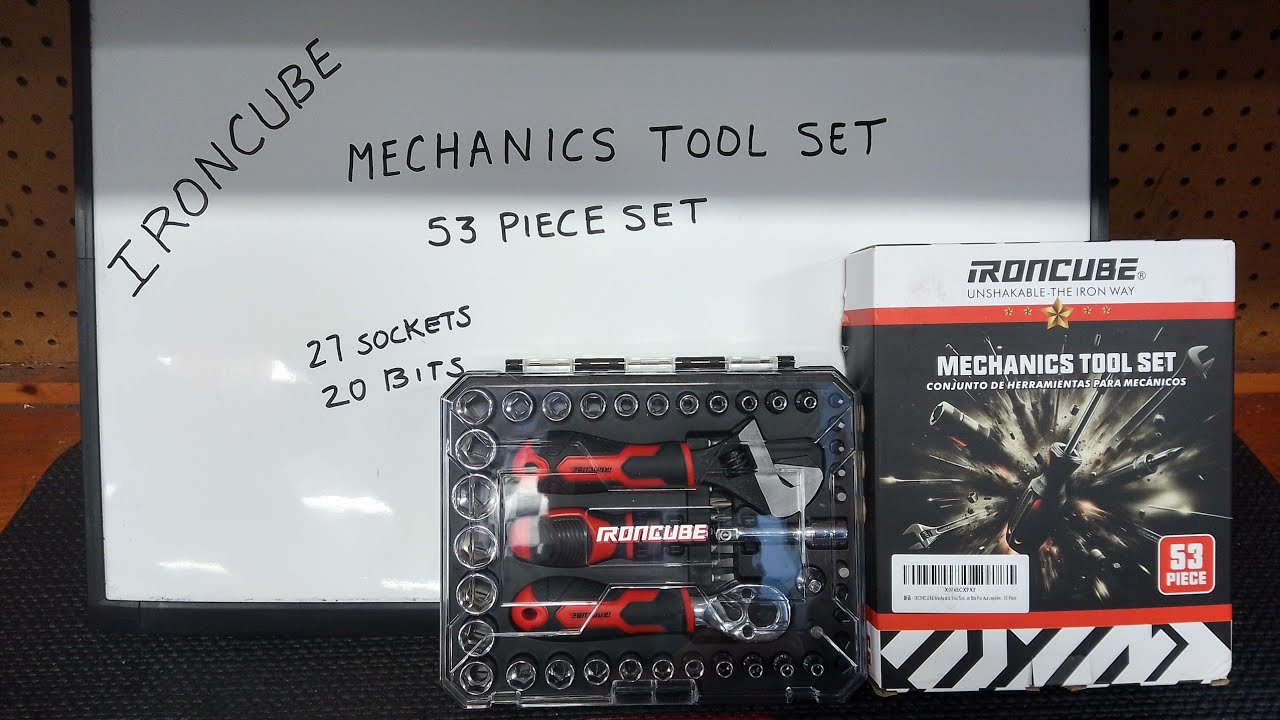 IRONCUBE tool kit, 53 piece set, unboxing,🤔 - YouTube