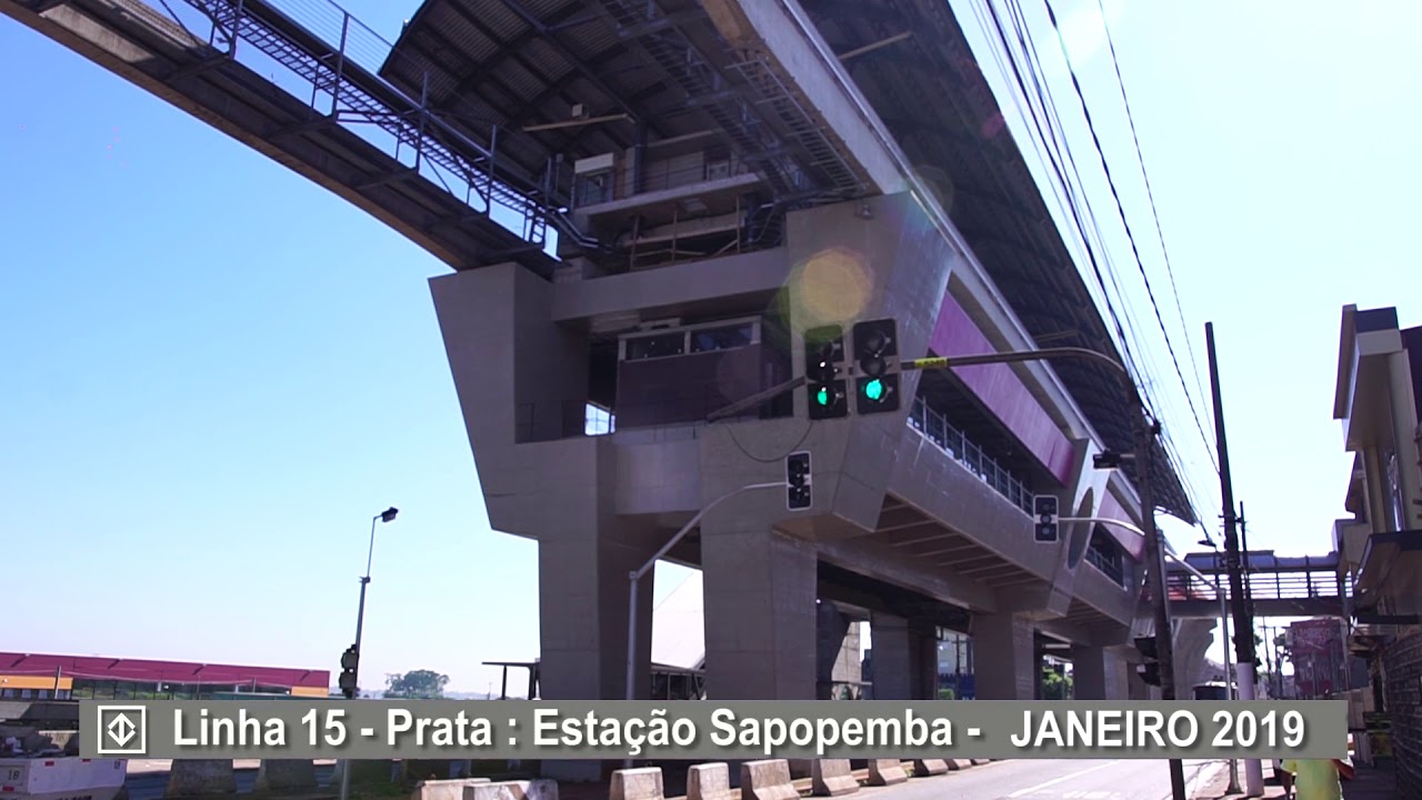 Obras Linha 15-Prata – Janeiro / 2019 - YouTube