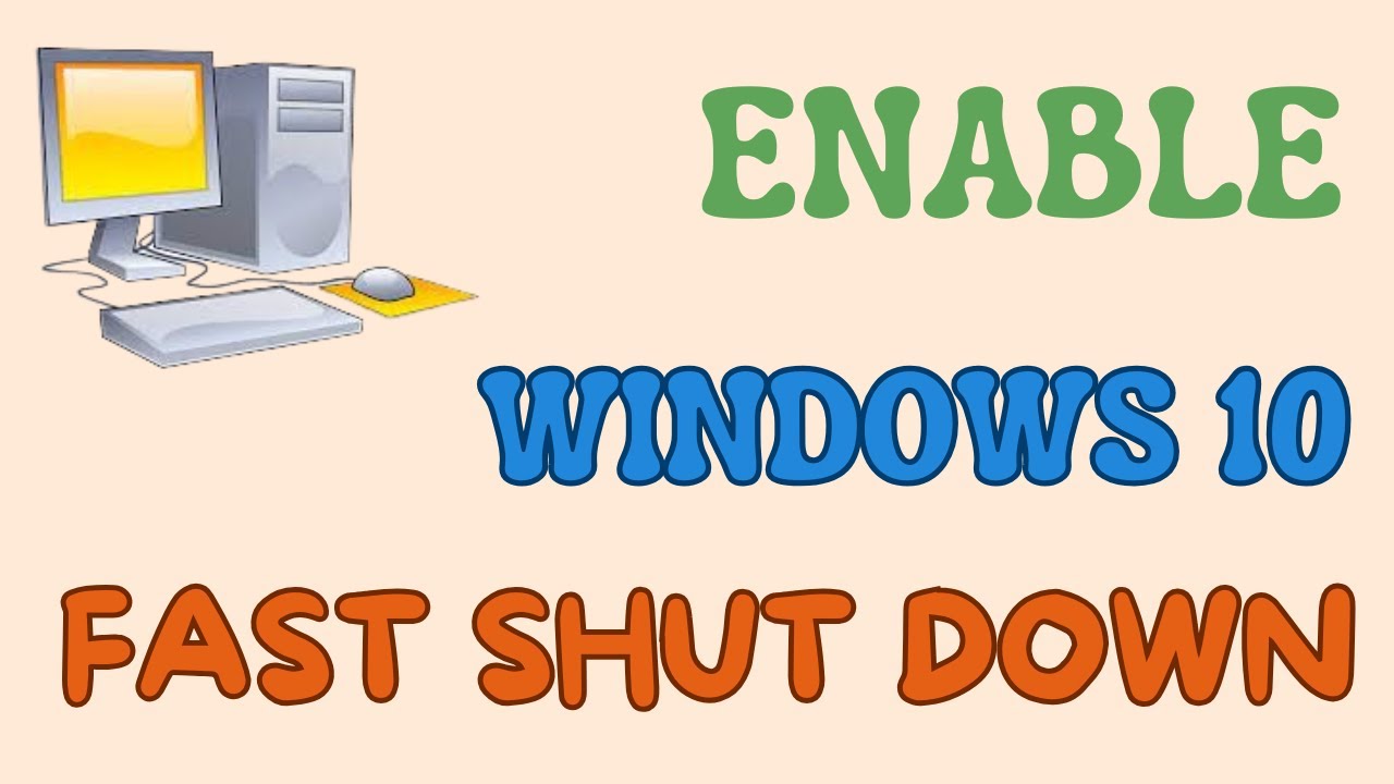 How to Setup Windows 10 Shut Down Fast | Fix Slow Shut Down Windows 10 ...