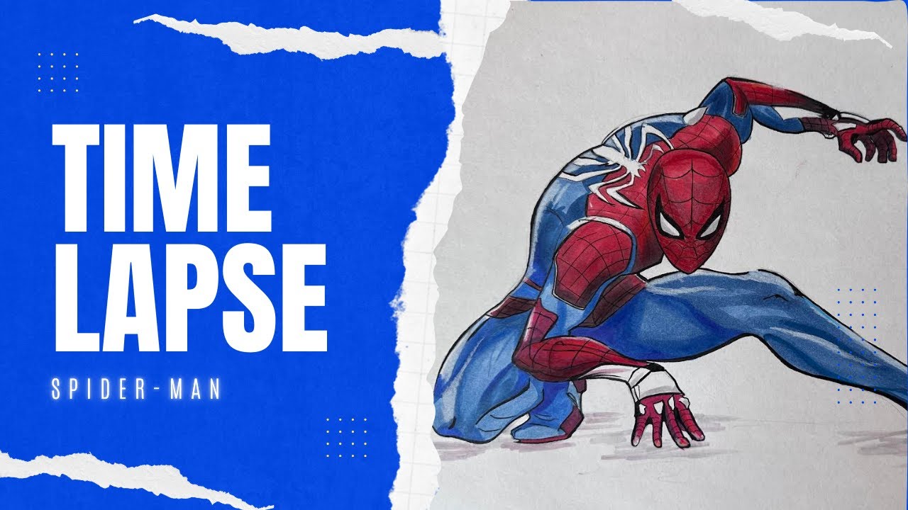 Drawing Spider-Man: INSOMNIAC Games - YouTube