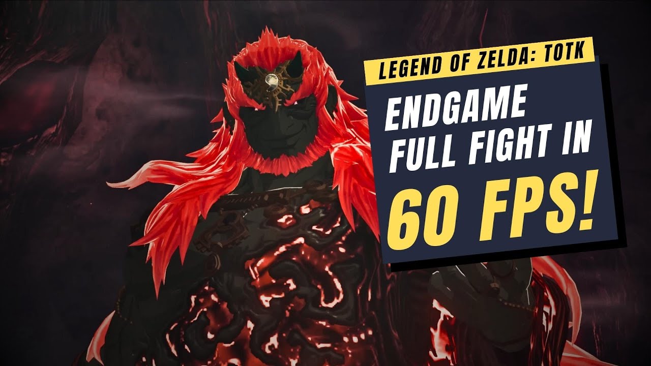 FINAL BOSS at 60 FPS (Video Enhanced) | Legend of Zelda Tears of the ...