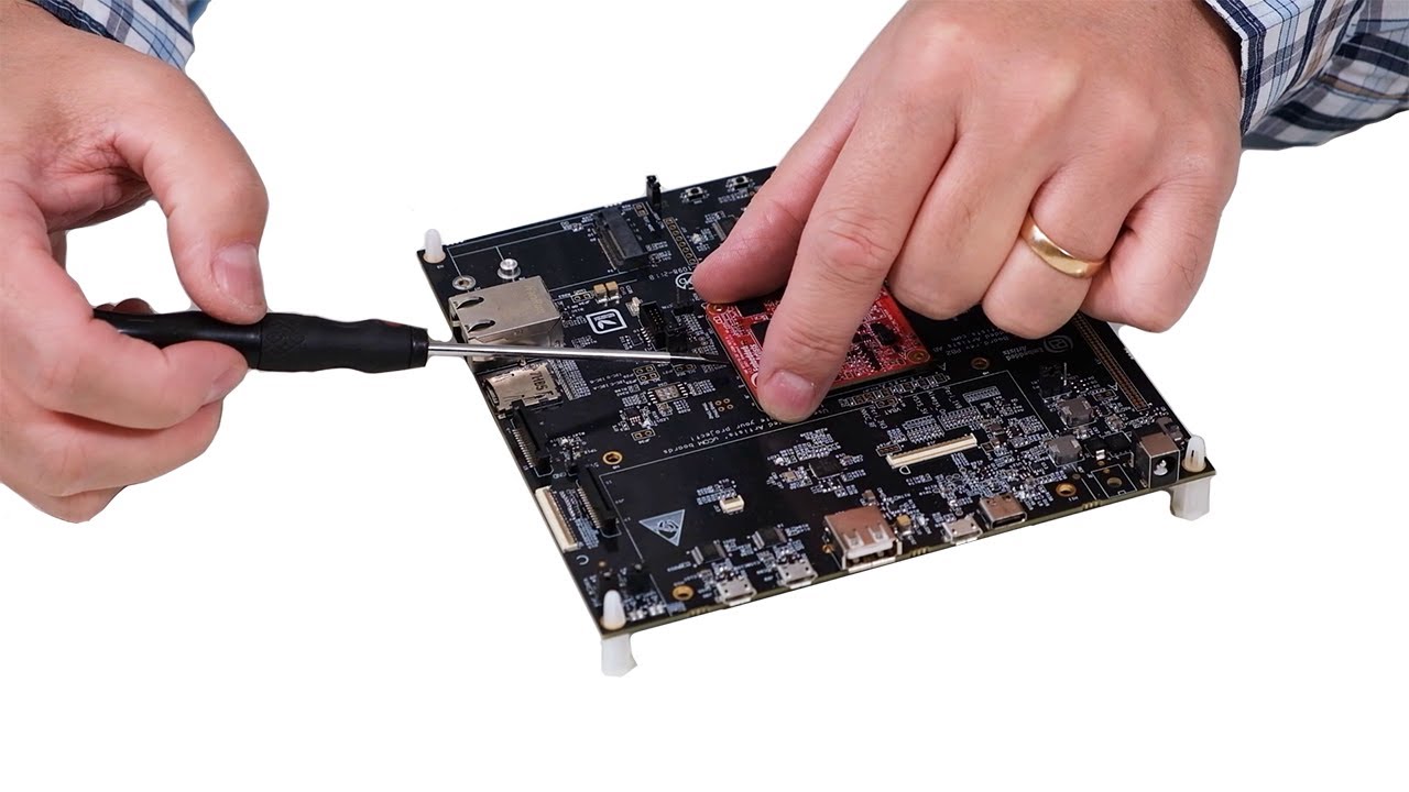 How to mount and unmount a uCOM board - YouTube