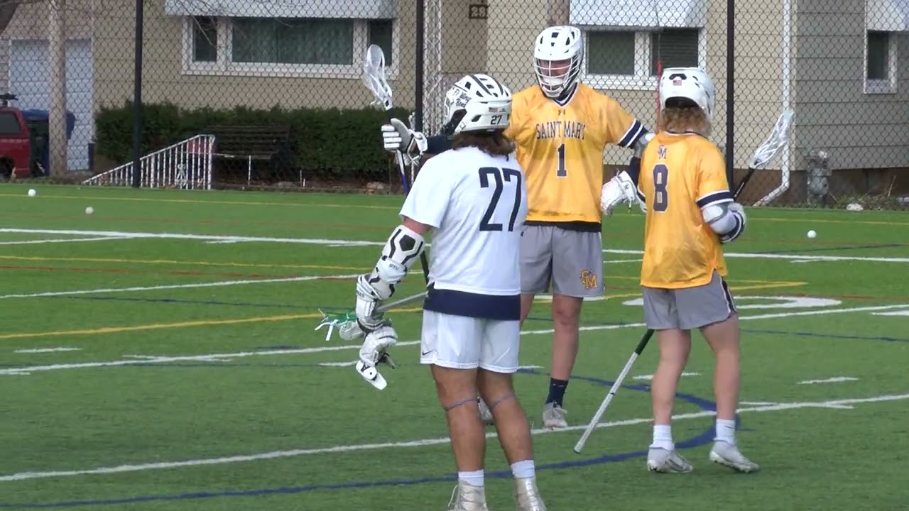 MLAX vs. St. Mary (4/2/22) - Makaile Shaddix scores to make it 5-0 ...