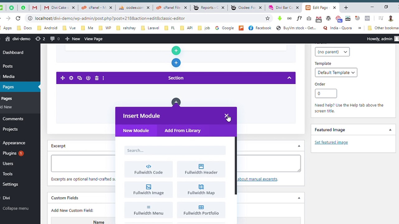 How To Import Divi Progress bar Module Layout Pack - YouTube