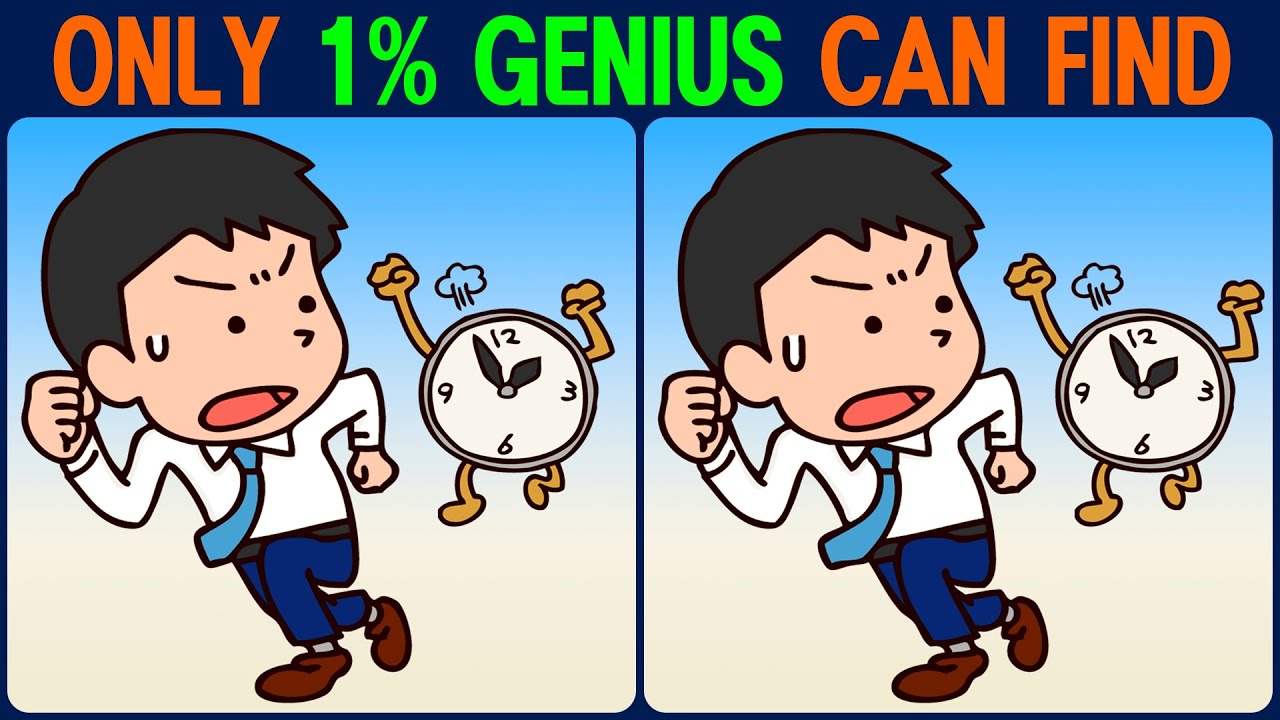 【Find the Difference】 Can you spot all the differences? Try it! - YouTube