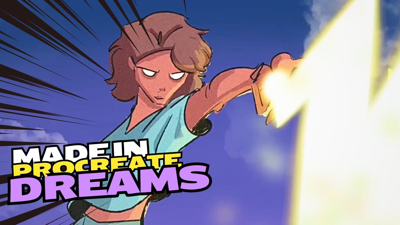 My First 2D Animation in Procreate Dreams - YouTube