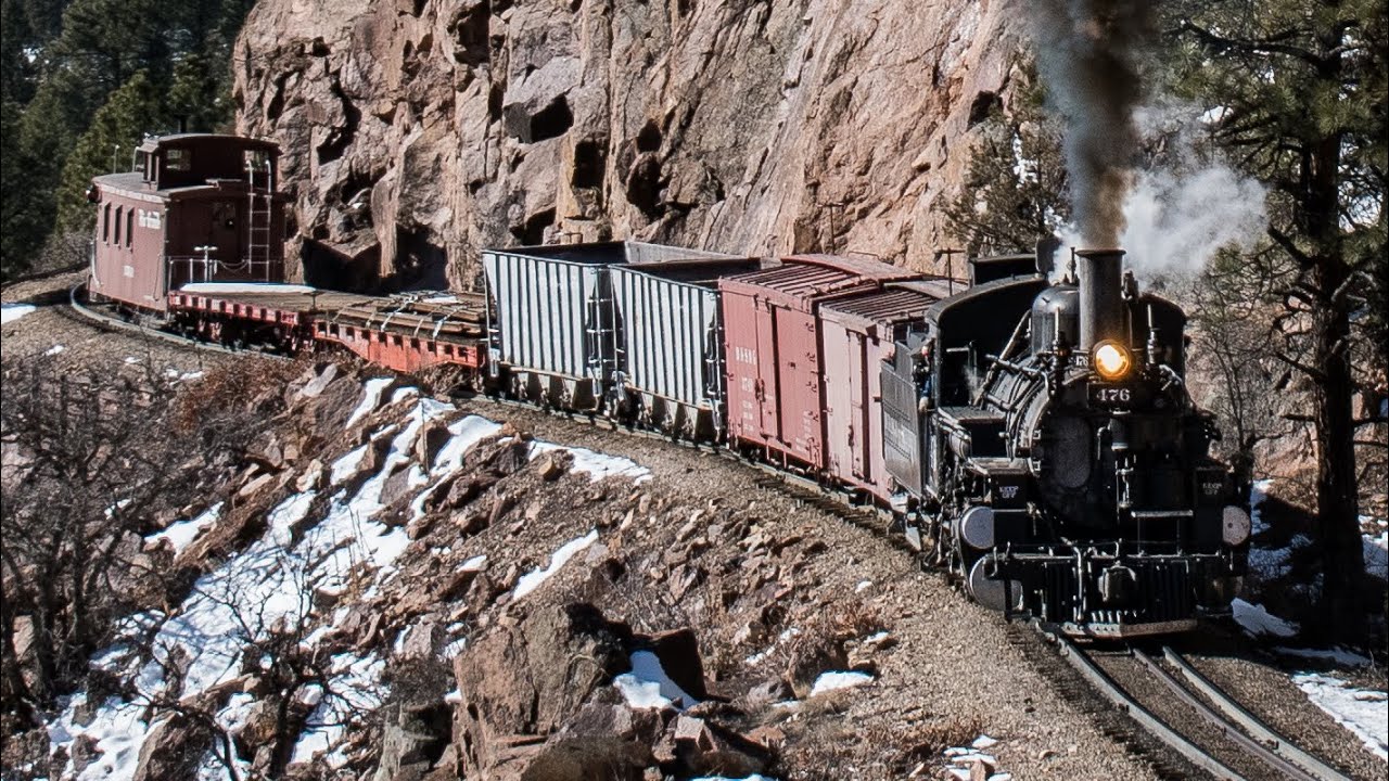 K-28 Steam Freight on the Durango & Silverton - YouTube