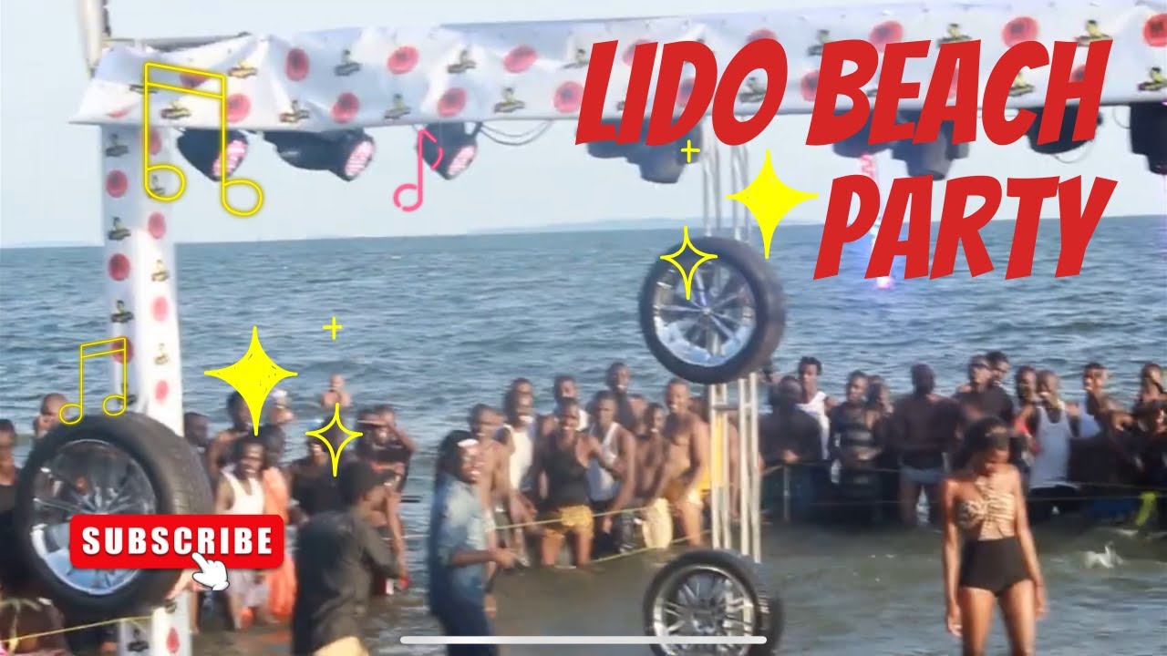 Lido Beach Entebbe party - YouTube