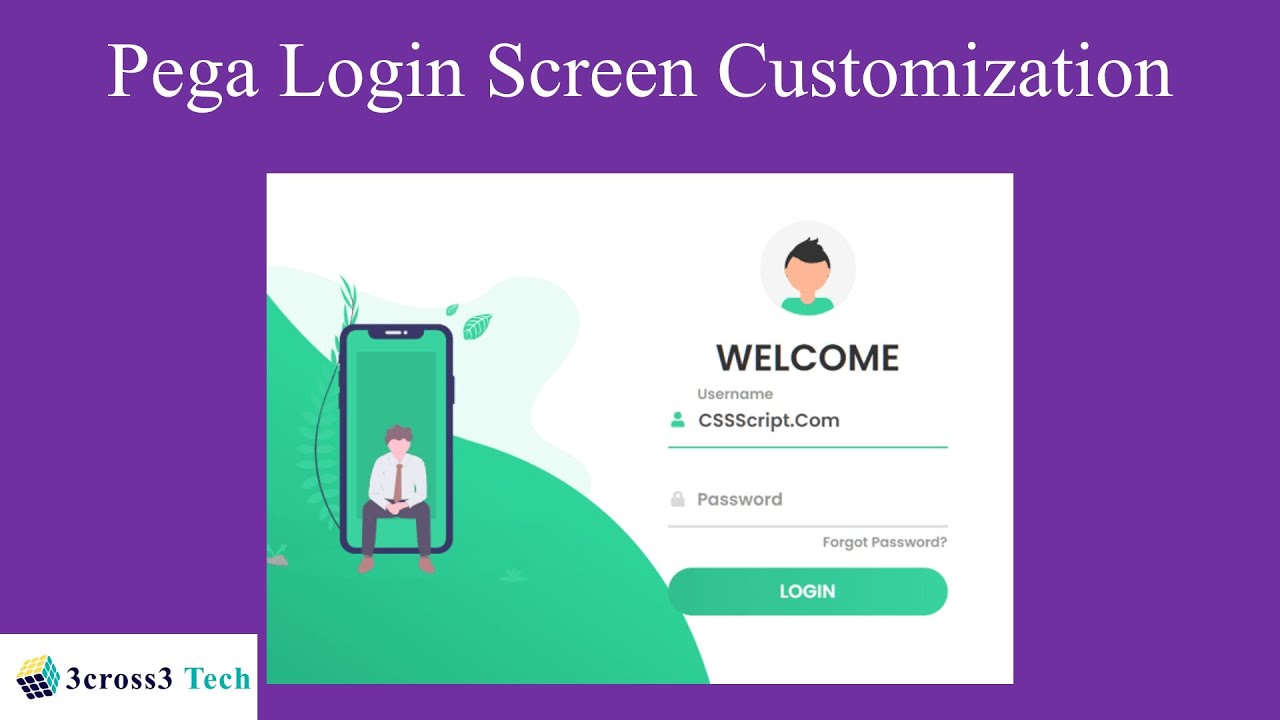 Login Screen Customization in Pega - YouTube