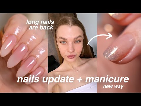 growing my natural nails back — manicure + growth plan!