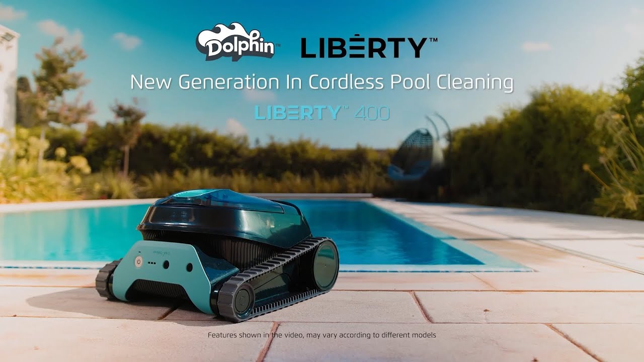 DOLPHIN Liberty 400 Cordless Robotic Pool Cleaner Features - YouTube