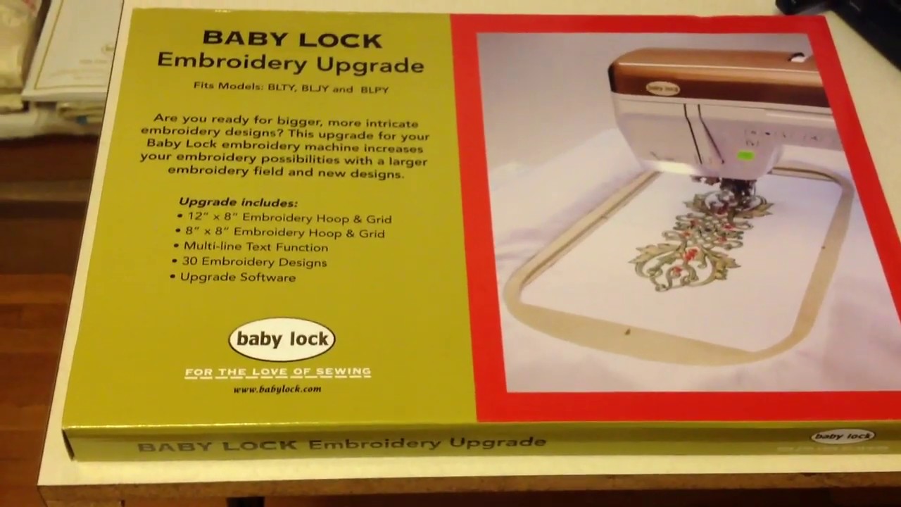How to Install the Embroidery Upgrade Kit on a Baby Lock Spirit - YouTube