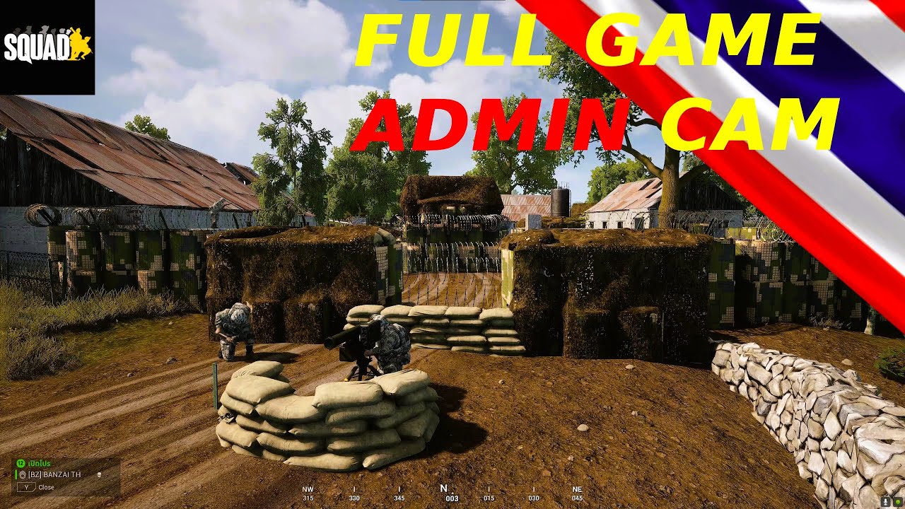 SQUAD FULL GAME INVASION ADMIN CAM ยิงกันอย่างนัววววว - YouTube