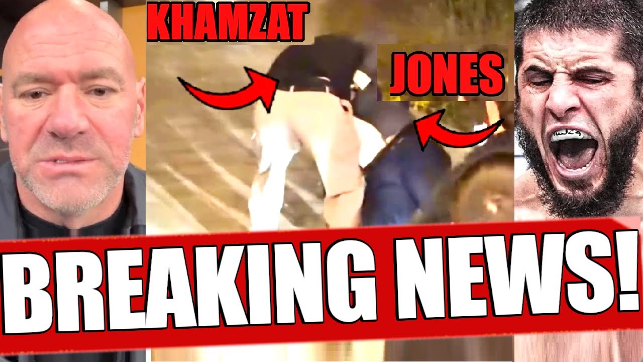 Khamzat Chimaev MANHANDLES Jon Jones and puts him to the ground in ...