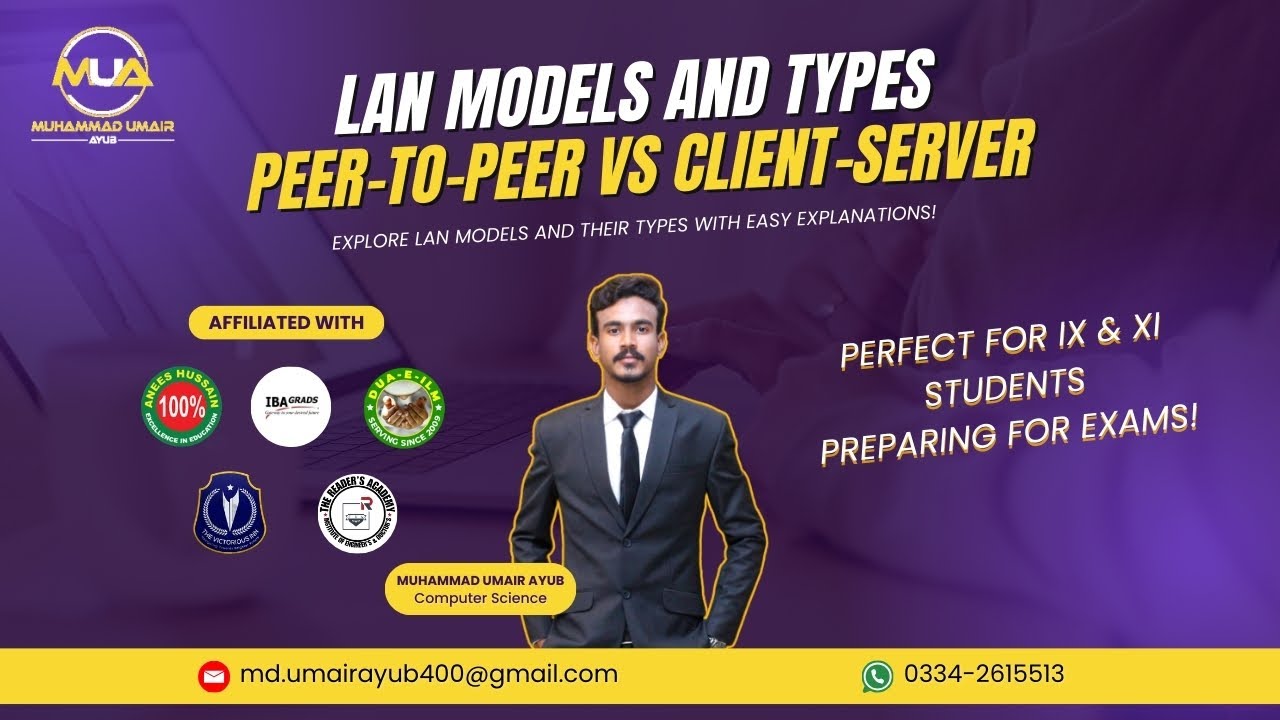 LAN Models and Types | Peer-to-Peer vs Client-Server | Networking Guide ...