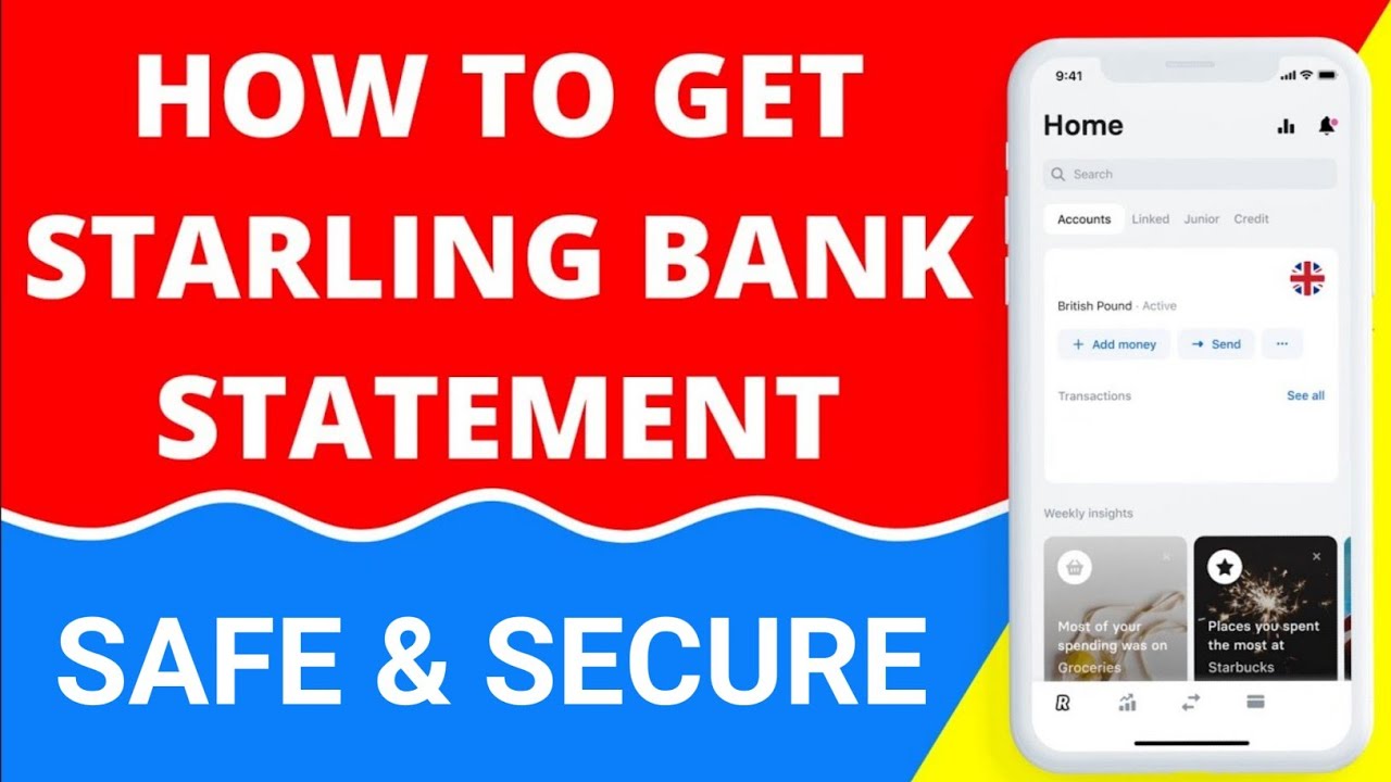 How to get starling bank statement | Starling business account ...