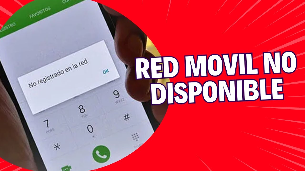 Cómo SOLUCIONAR RED MÓVIL NO DISPONIBLE SÓLO LLAMADAS DE EMERGENCIA ...