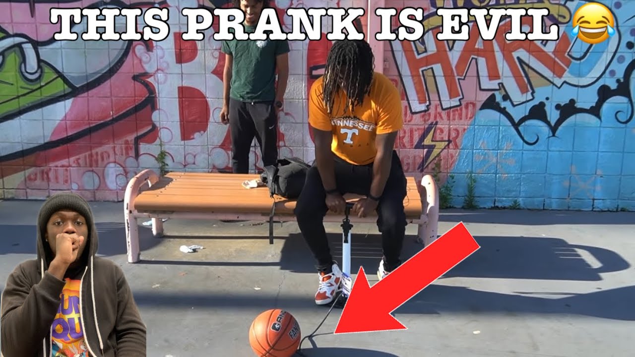 Exploding Basketball Prank Pt. 1 - YouTube