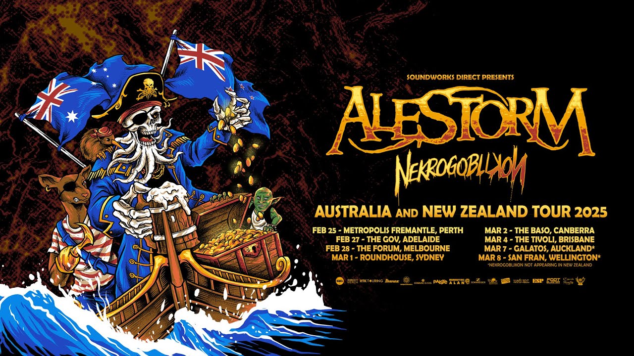 ALESTORM with Nekrogoblikon - Australian & New Zealand Tour February 25 ...