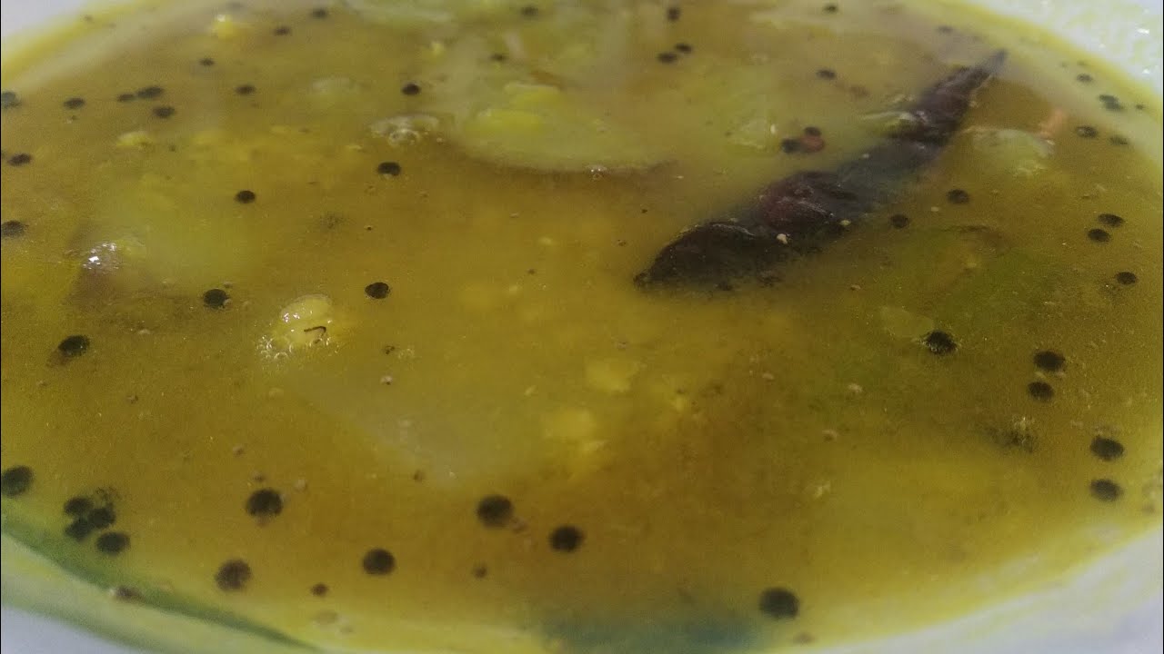 Tok dal Kacha Aam diye pure Bengali Style Recipe ll Red Lentil with Raw ...