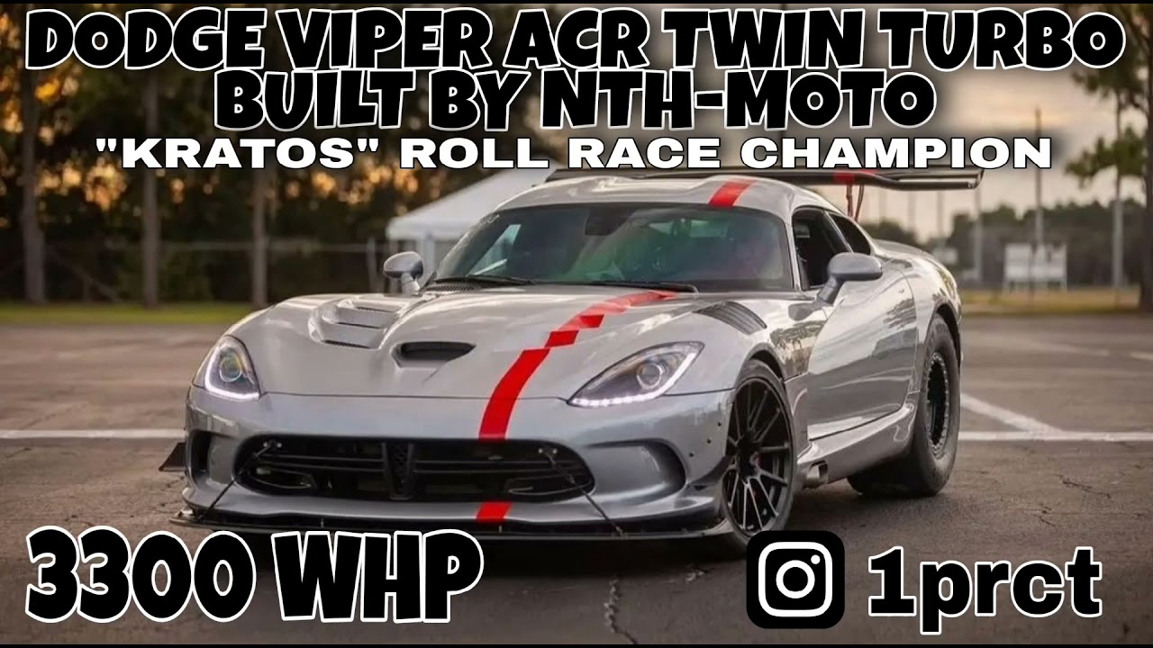 "Kratos" Dodge Viper ACR TT built by Nth-Moto at FL2K Roll Racing ...