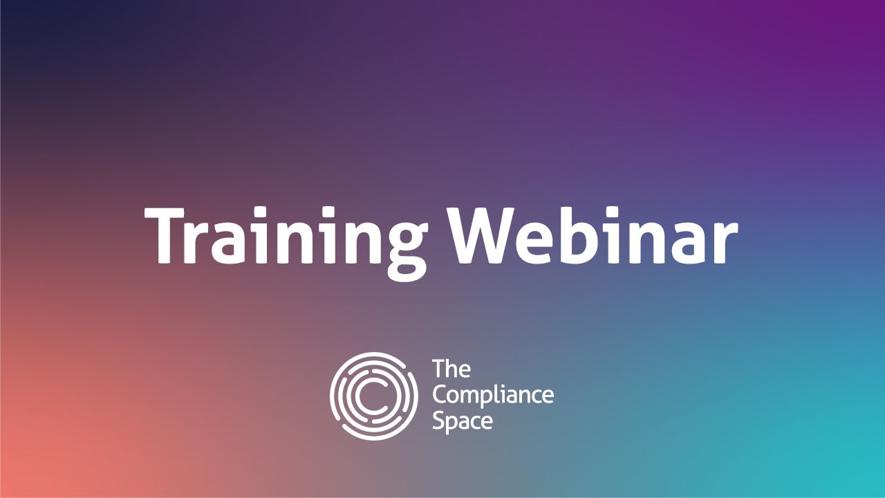 The Compliance Space Software Demo - YouTube