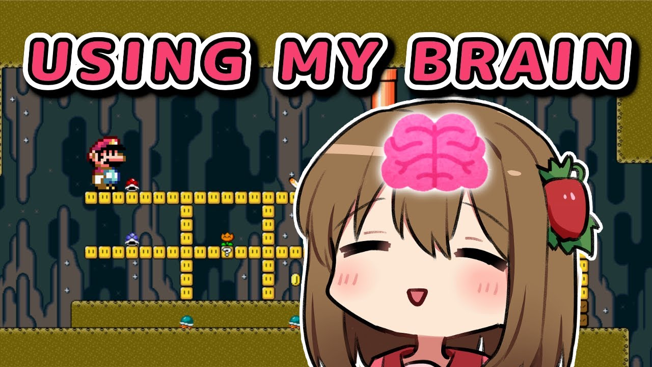 Ichigo🍓 using her brain to play Super Mario World🧠 - YouTube
