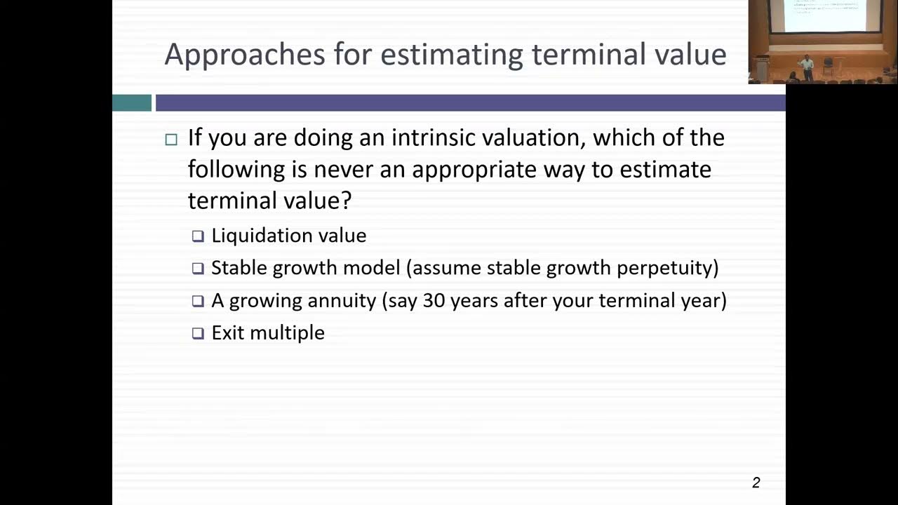 Session 12 (Val Undergrad): Value Inputs and Terminal Value - YouTube