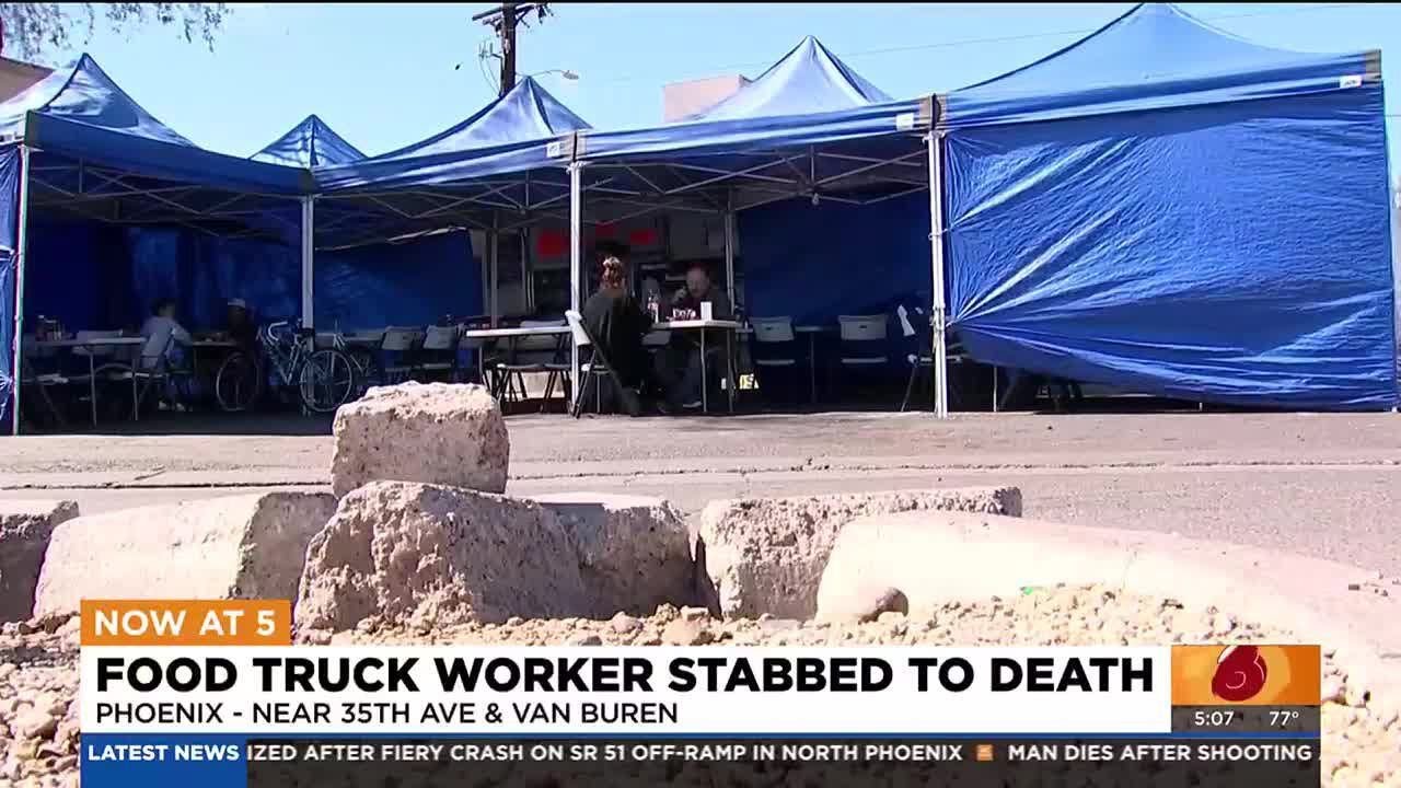 Community worried after food truck worker stabbed to death in Phoenix ...