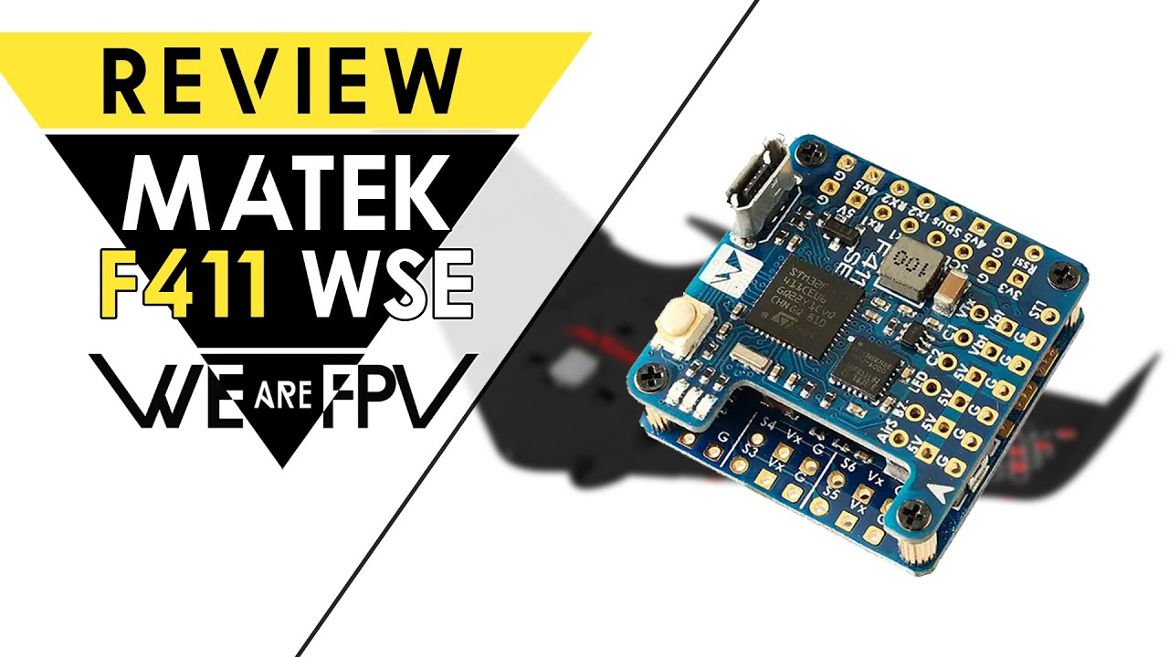 Matek F411-WSE : installation, configuration et réglages du contrôleur ...