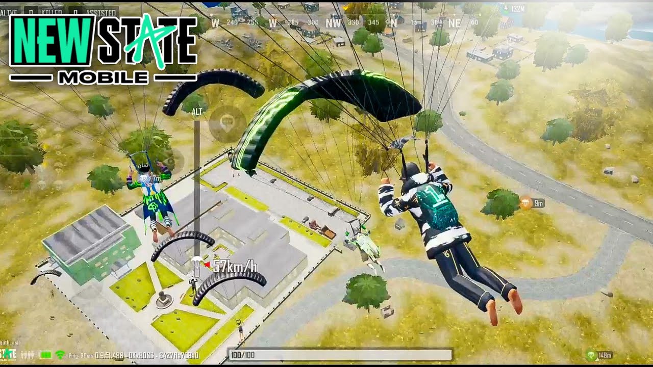 Everyone Landed in Pubg New State || Erangel map || 4k HDR😍 - YouTube