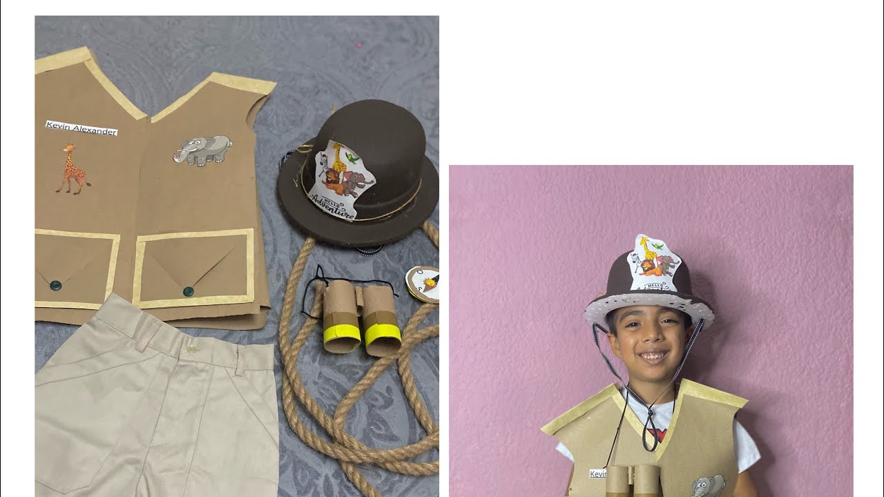 TRAJE DE EXPLORADOR RECICLADO - YouTube