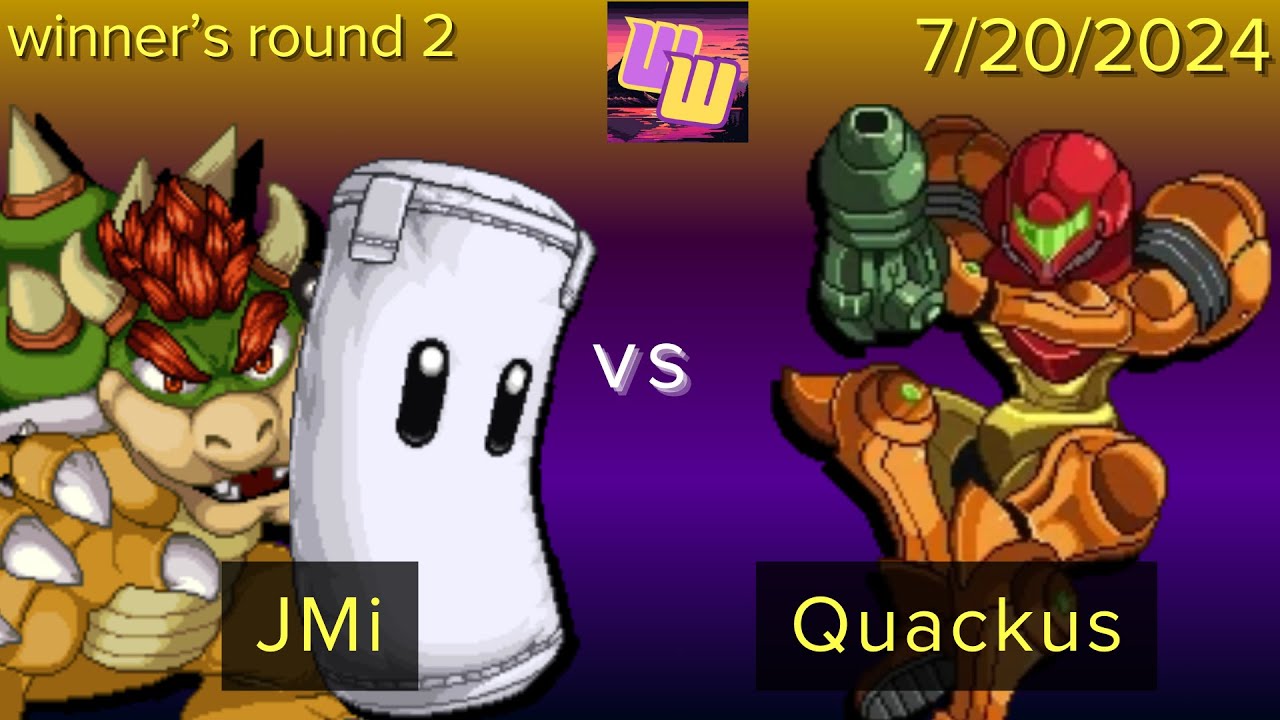 JMi (Bowser, Bag) vs. Quackus (Samus) - Winner's Round 2 - Waluigiware ...