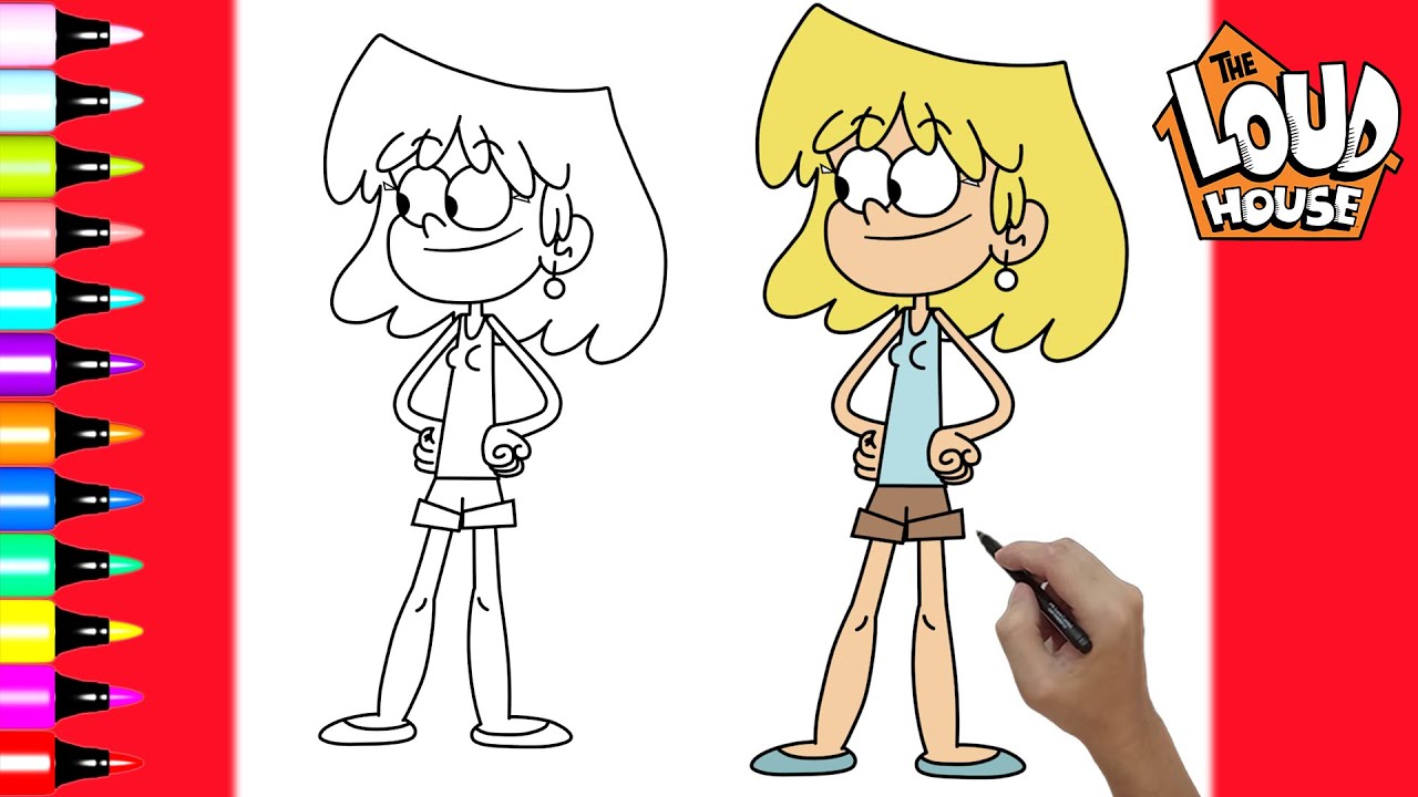 HOW TO DRAW LORI LOUD FROM THE LOUD HOUSE | STEP BY STEP DRAWING ...
