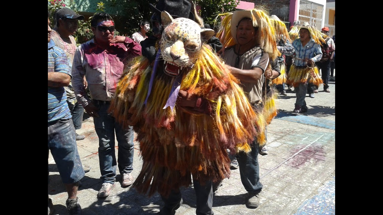 Danza del Tigre y el Monito, Carnaval Zoque 2014 - San Fernando ...