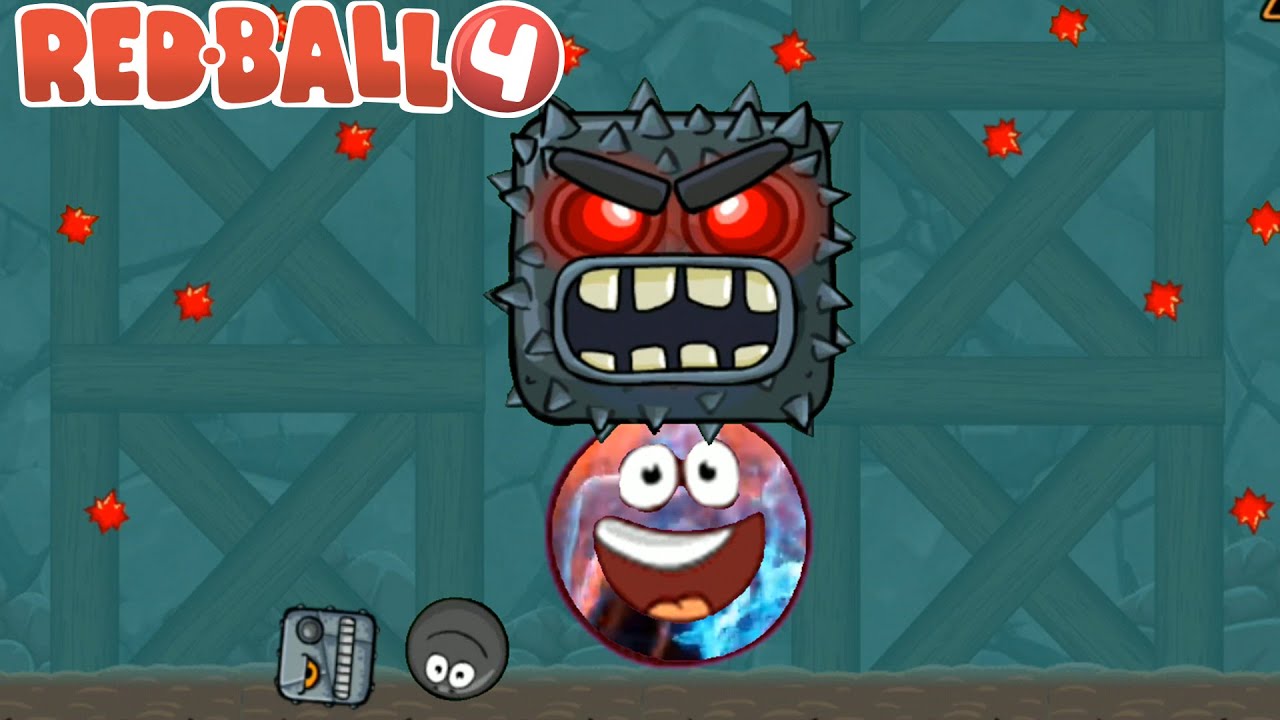 Red Ball 4 Black Ball & Bomb Box Vs All Bosses in FUSION Battle ALL ...