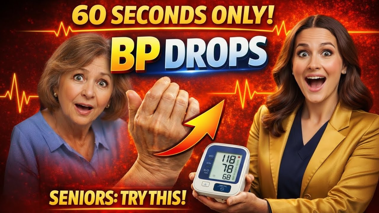SENIORS This 60 Second Hand Trick Drops Blood Pressure FAST - YouTube