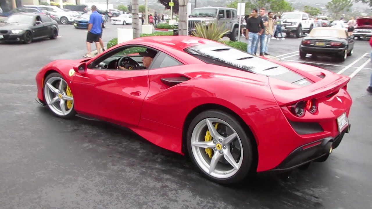 Red 2021 Ferrari F8 Tributo - YouTube
