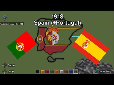 How to build 1918 Spain (+Portugal) in Minecraft - YouTube