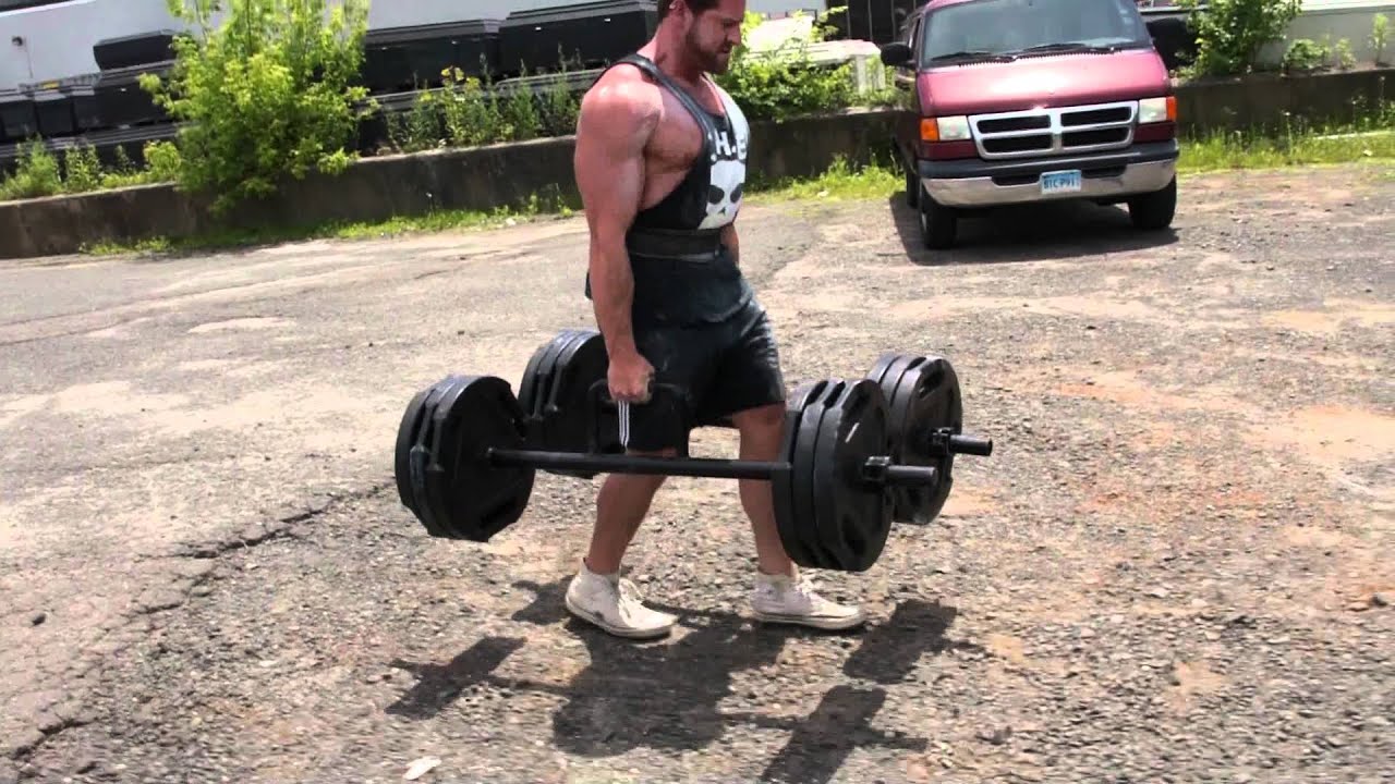 580lb Farmers Walks Strongman Training - Team Heavy Extreme - YouTube