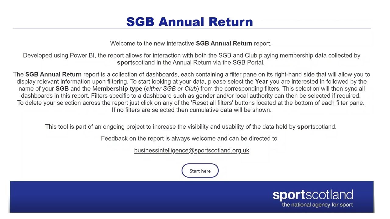SGB Annual Return User Guide - YouTube