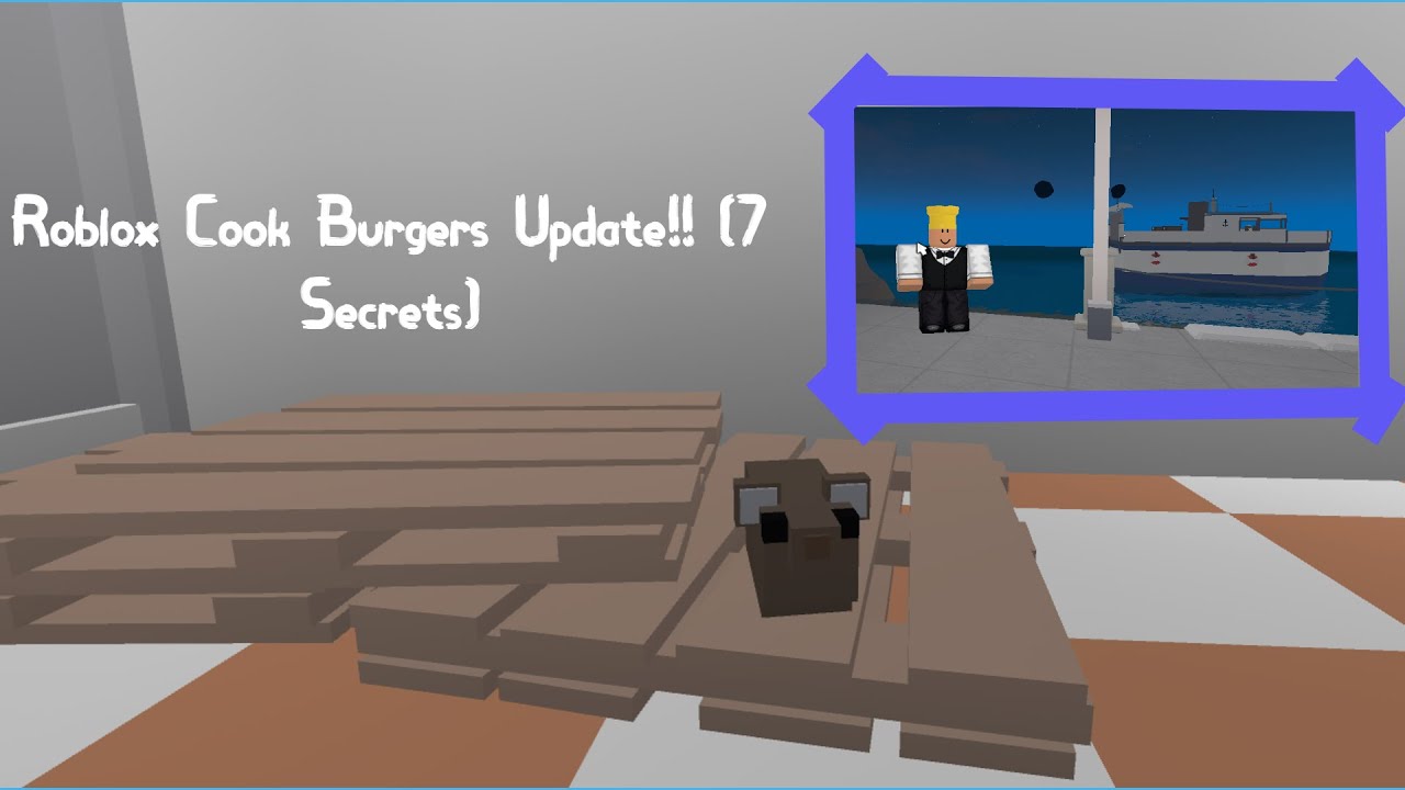 Roblox Cook Burgers Update!! (7 Secrets) - YouTube