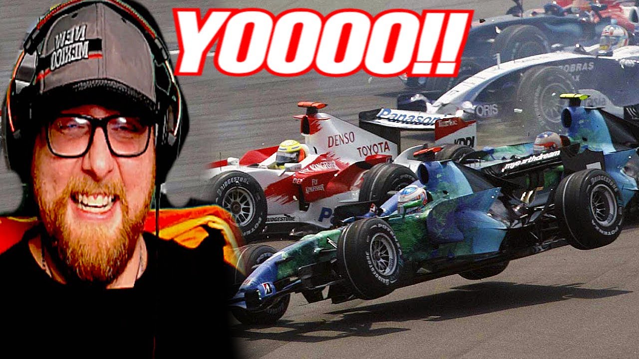 NASCAR Fan Reacts to 2007 F1 USGP Amazing V8 Sounds! - YouTube
