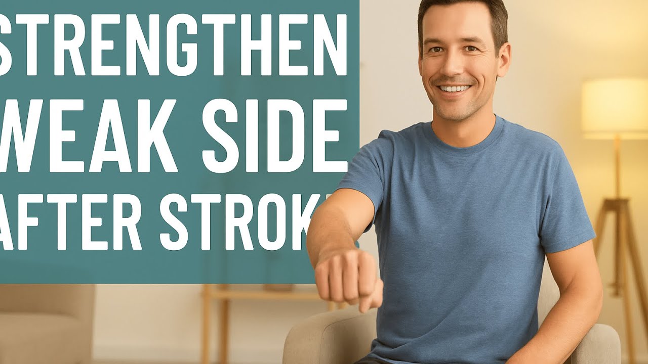 Strengthen Weak Side After Stroke - YouTube