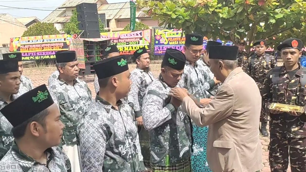 PELANTIKAN MWC NU PANYABUNGAN MANDAILING NATAL SUMATERA UTARA - YouTube