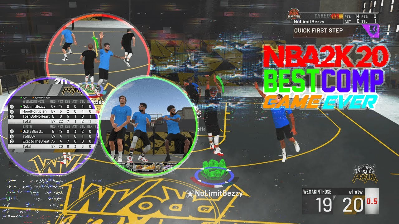 NBA 2K20 *Best Comp Game Ever* - YouTube