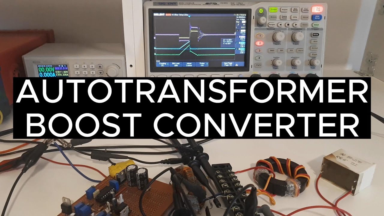 High Voltage Autotransformer Boost Converter - YouTube